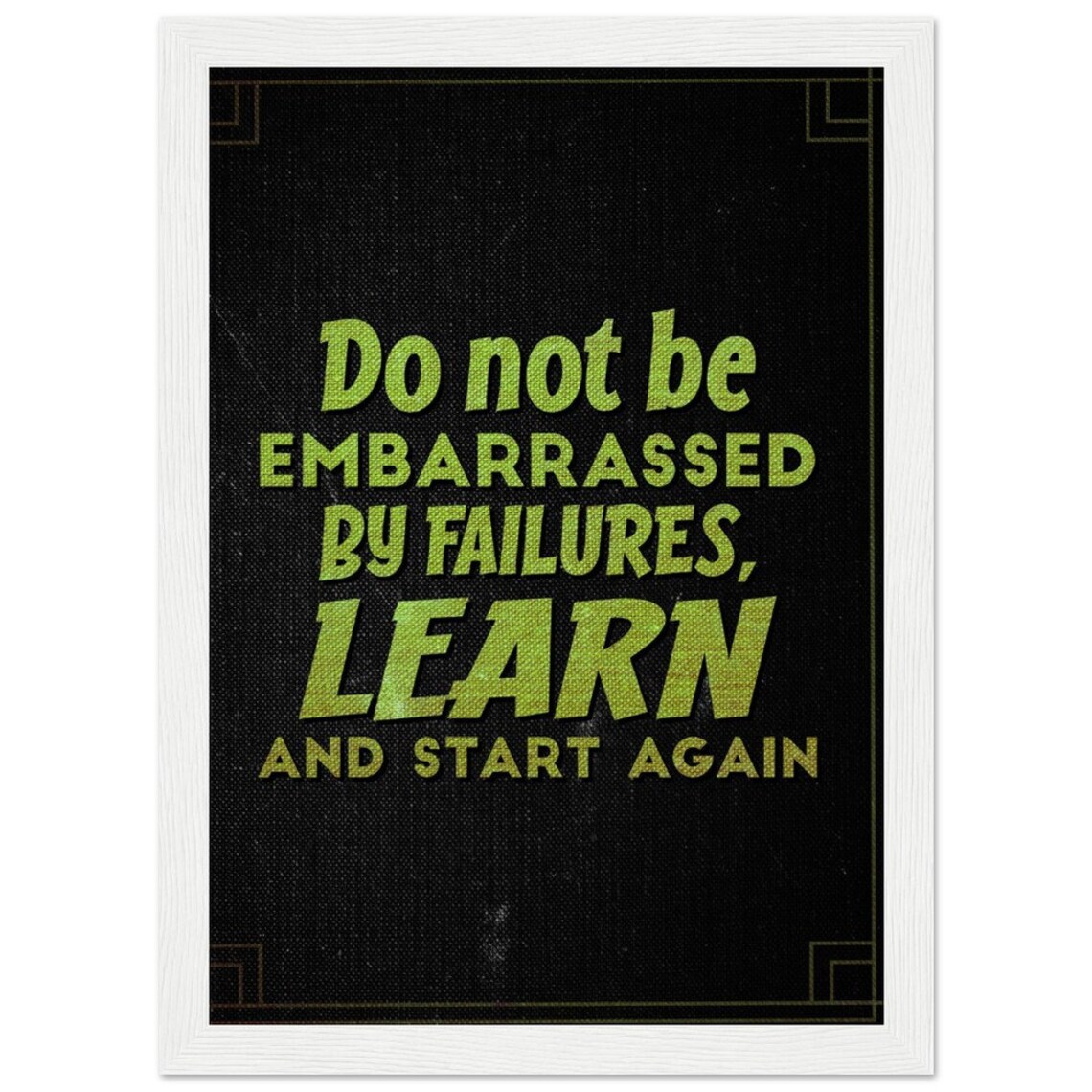 Do Not Be Embarrassed Wooden Framed Poster - Etsy