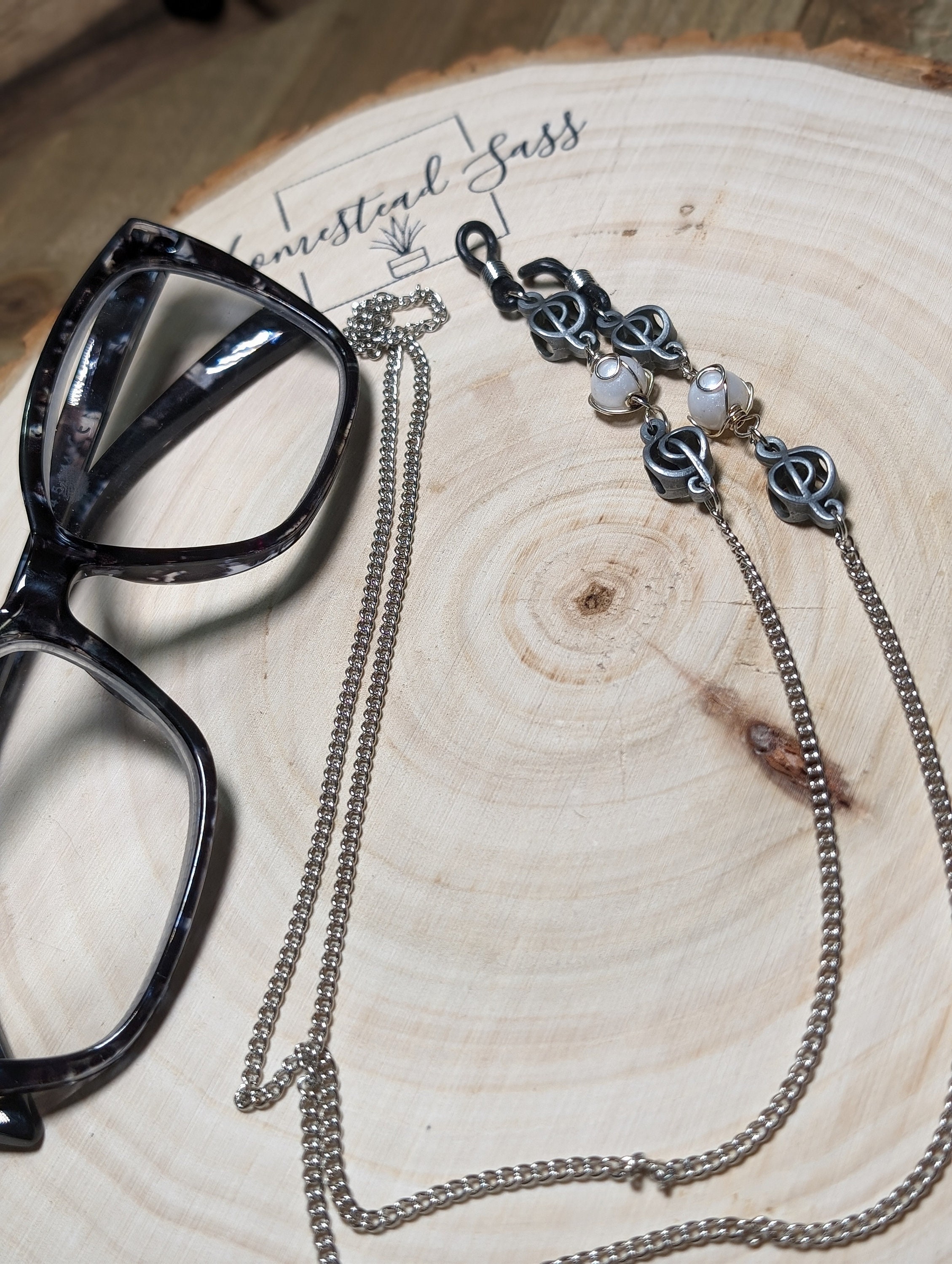 Music Note Glasses Chain - Etsy