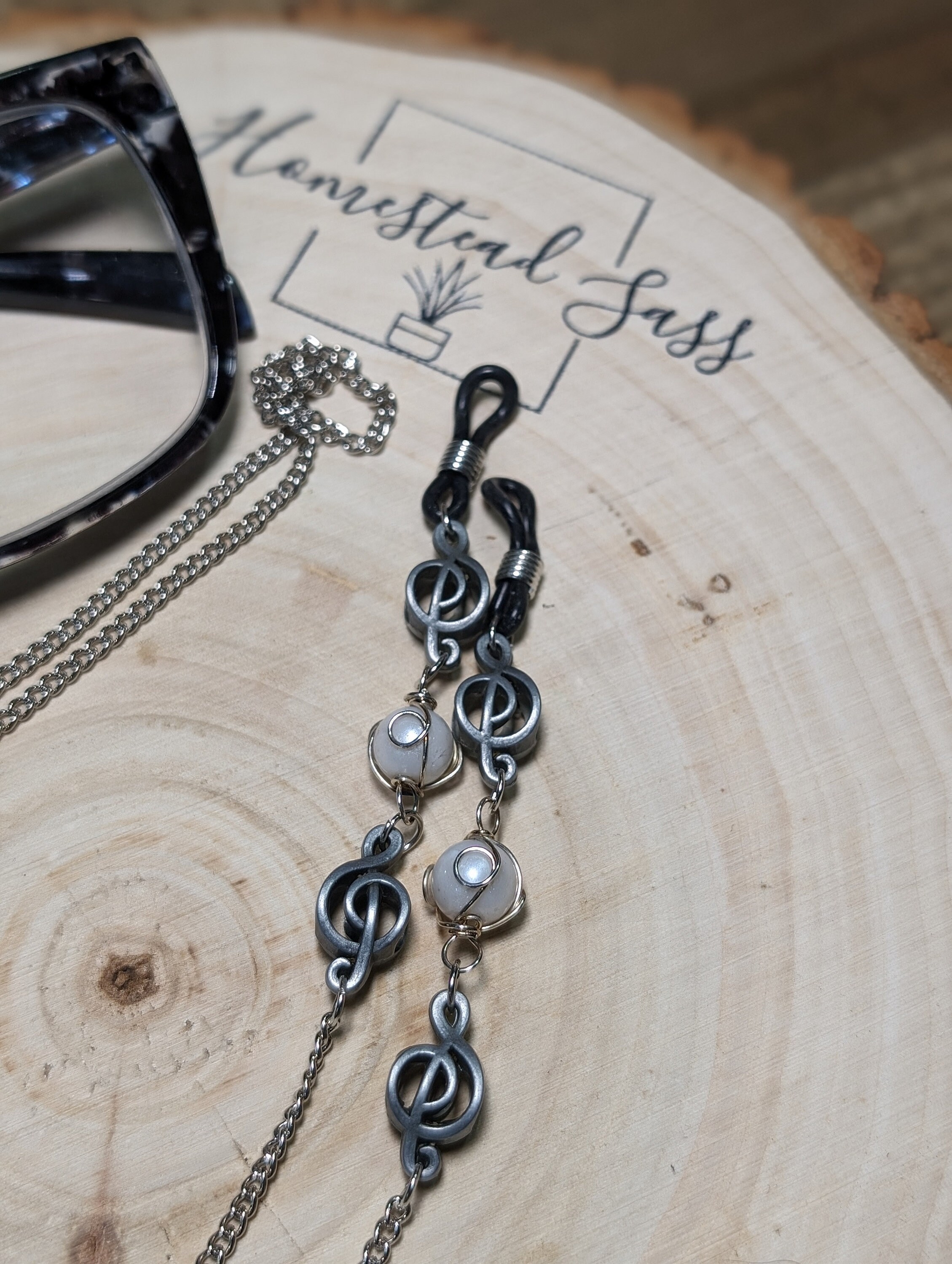 Music Note Glasses Chain - Etsy