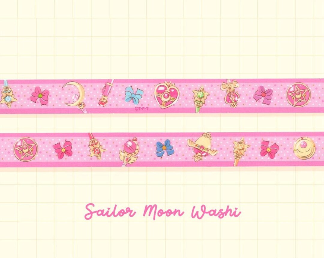 Sailor Moon Washi Tape, Sailor Moon Masking Tape, Kawaii Washi Tape ...