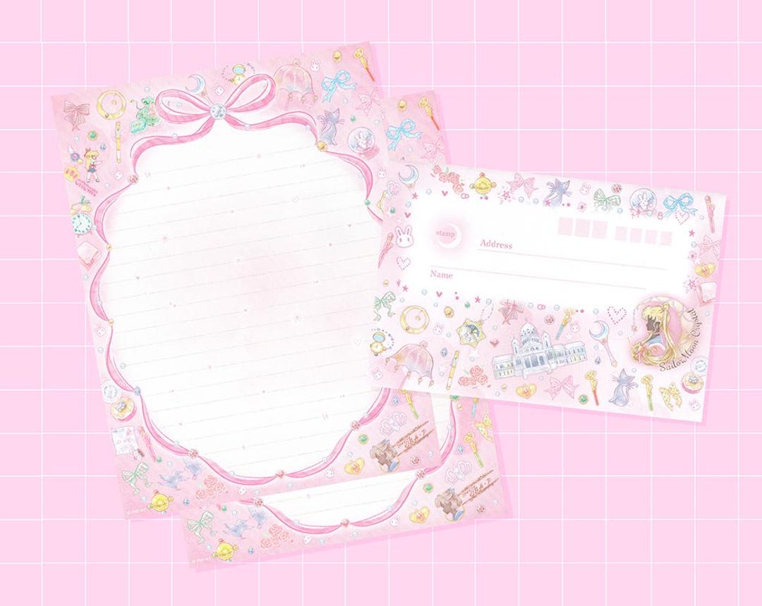 Magical Girls Stationery Set, Happy Mail Supply, Kawaii Stationery - Etsy