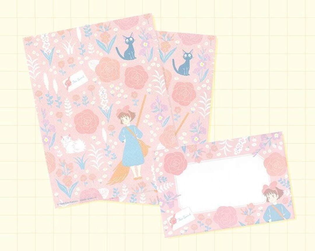 Kiki's Delivery Service Stationery Set, Studio Ghibli Stationery ...