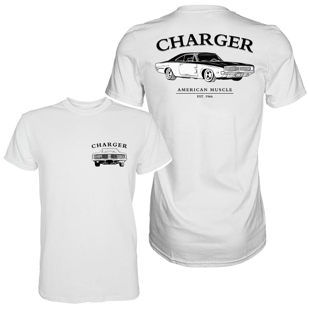 Dodge Charger 1966 Muscle Car Men's Perfect Weight® Tee, Old School ...