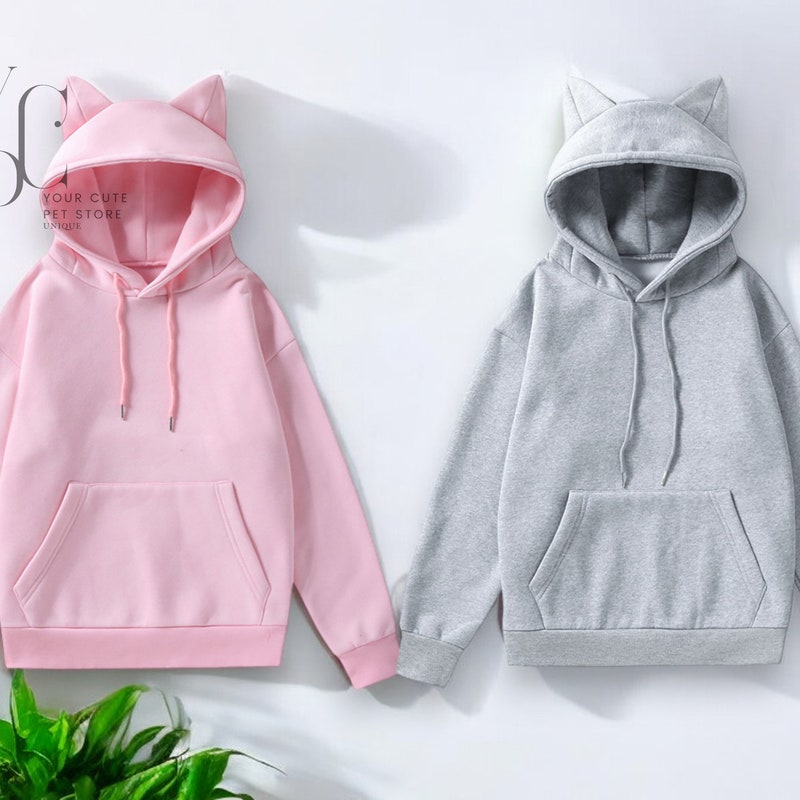 Hoodie With Ears - Etsy