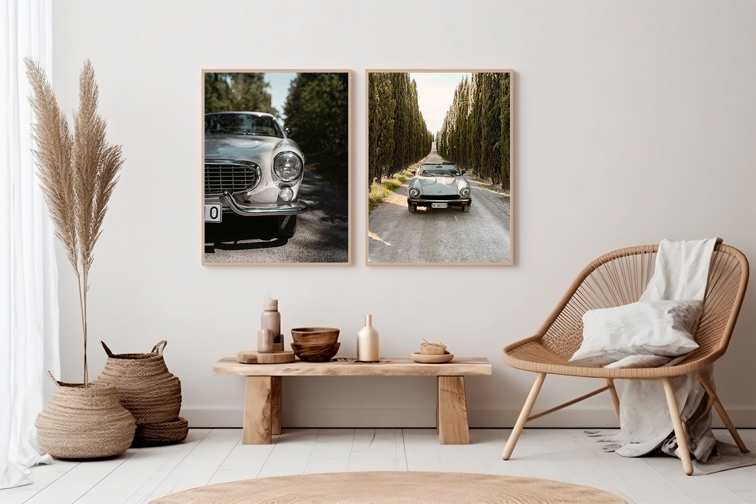 60 Pieces Vintage Car Print, Old Car Poster, Classic Car Wall Art ...
