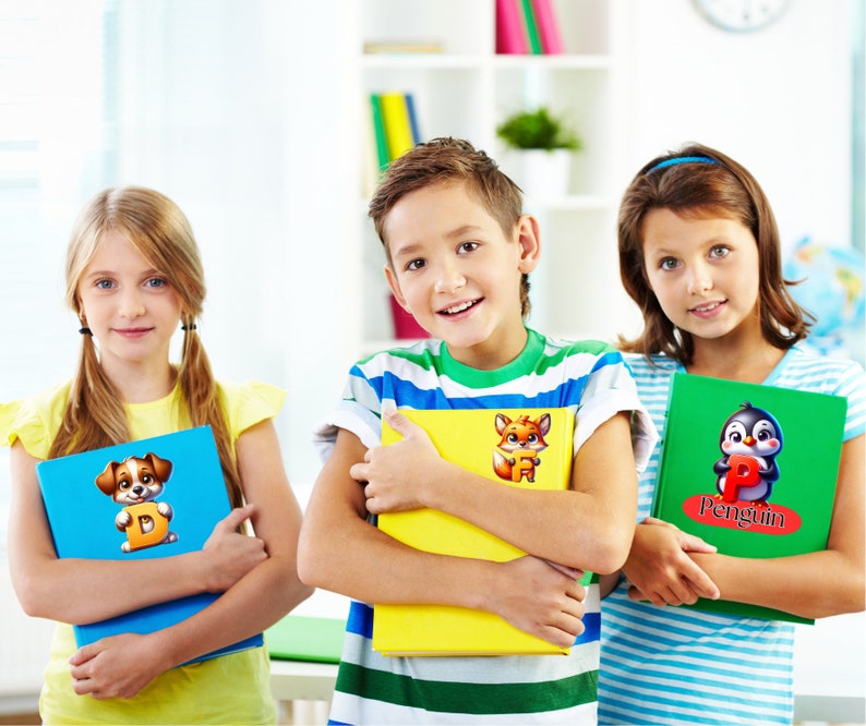 Animal Alphabet Children's Educational Print Boho Animal Collection ...