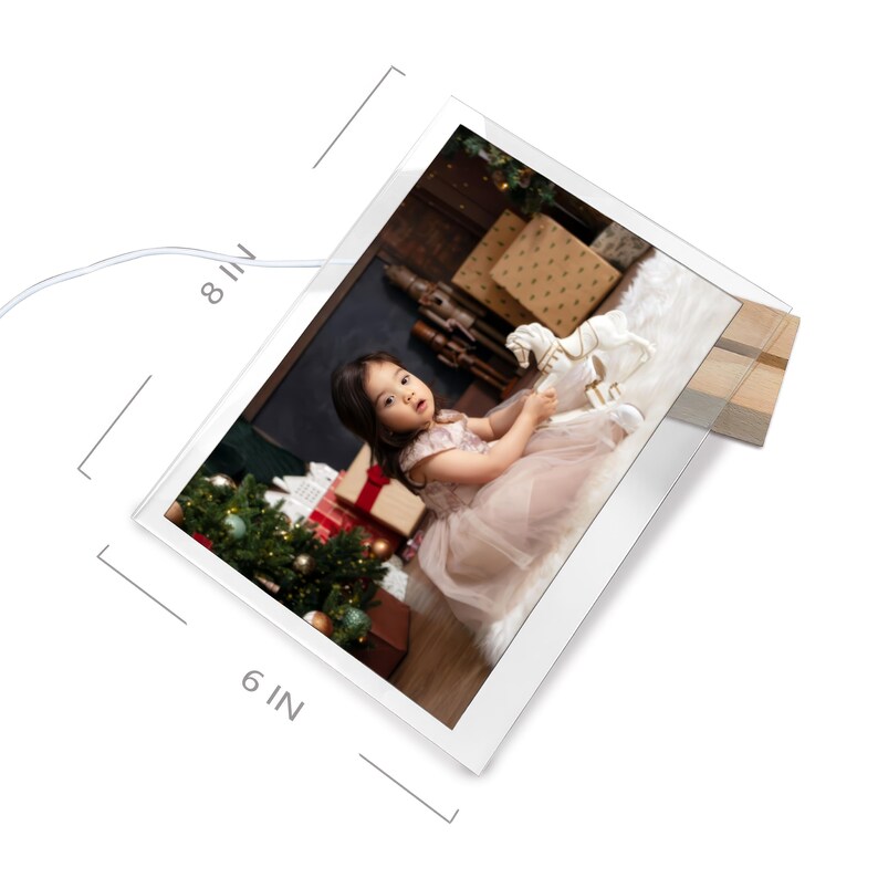 Personalized LED Photo Frame Custom Acrylic Light up Picture Frame on ...