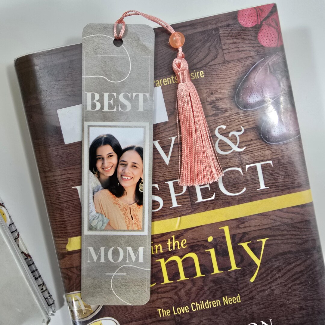 Personalized Photo Bookmark: Custom Name & Quote Gift - Etsy