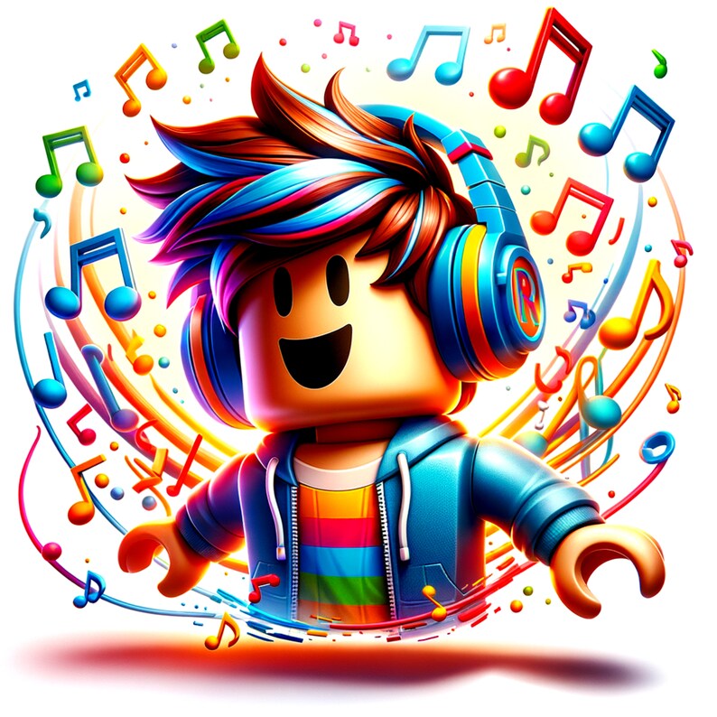 Roblox Cartoon Poster: Kids Room Digital Wall Art (PNG Download) - Etsy