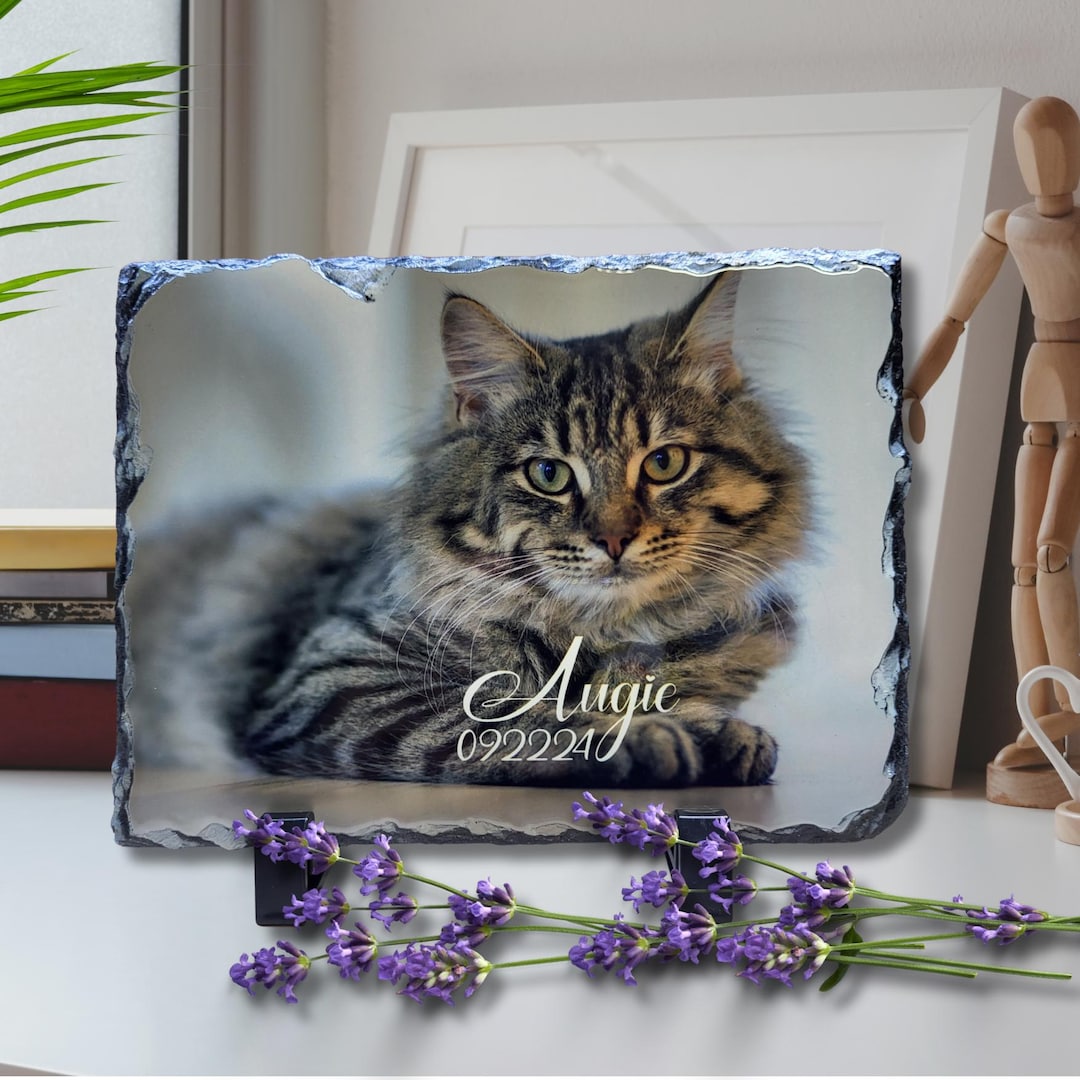 Personalized Photo Slate: Custom Pet Memorial, Family Keepsake - Etsy