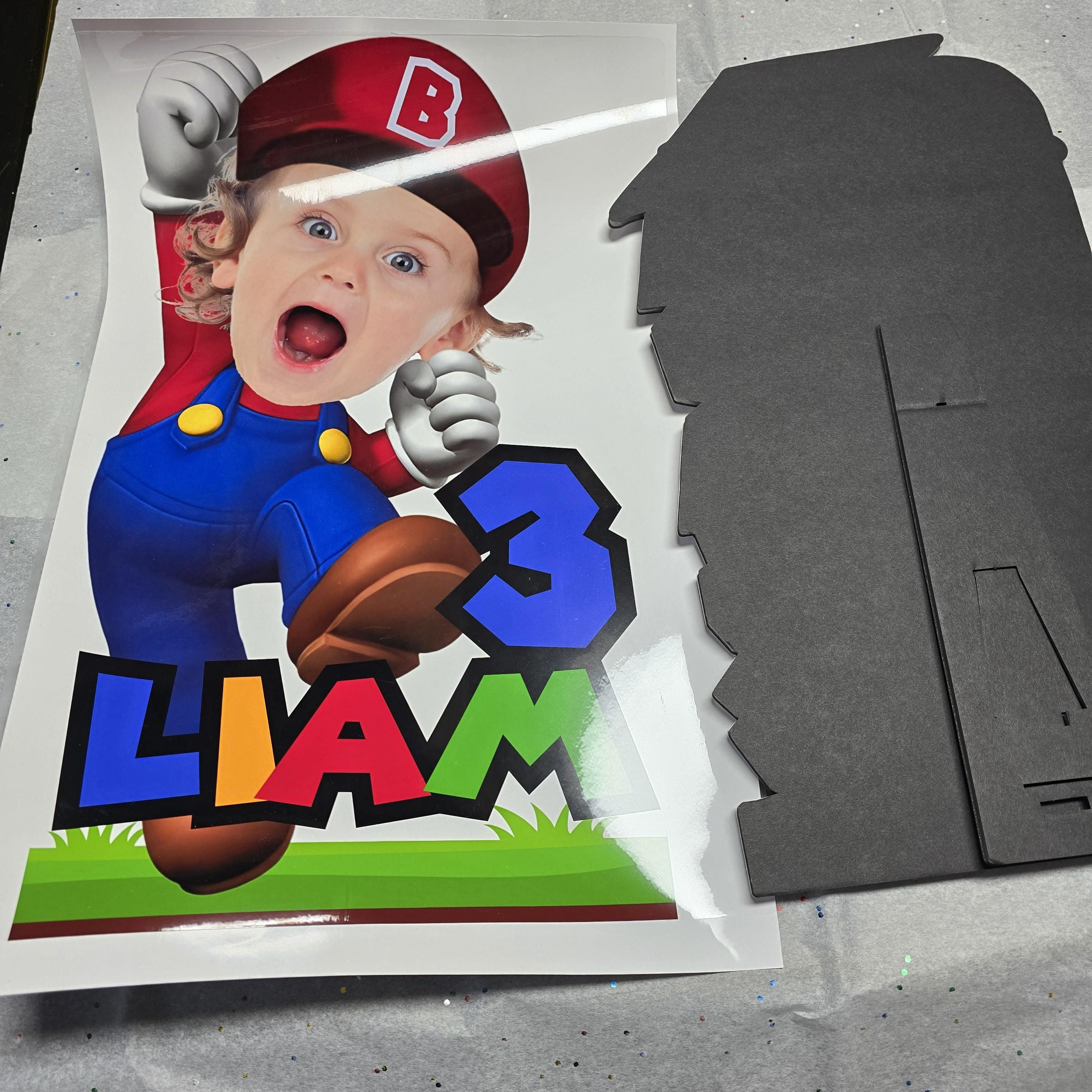 Custom Mario Birthday Standee: Personalized Party Decoration - Etsy