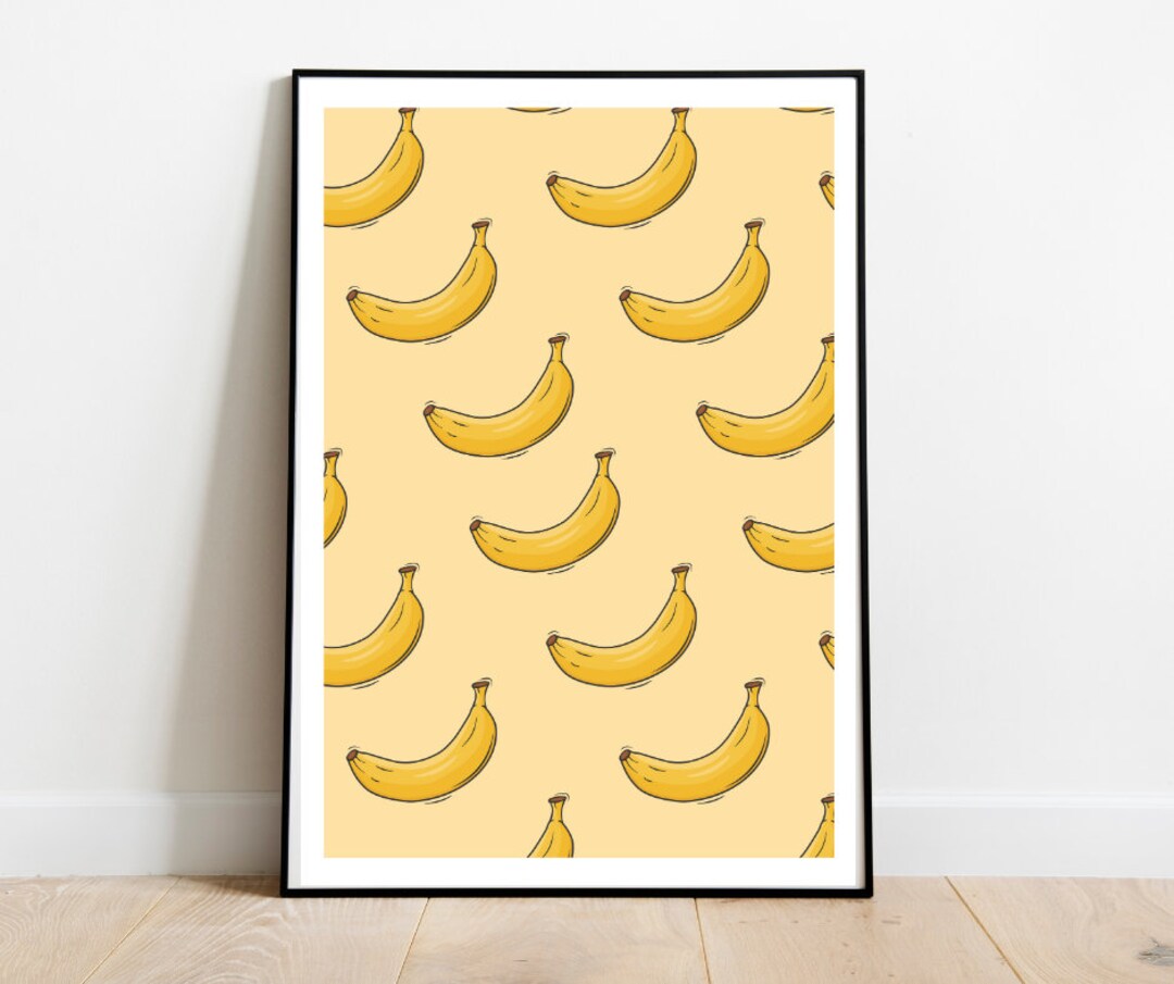 Bananas, Bananas, Bananas! - Kitchen Wall Art - Yellow - A4 / A3 / A2 ...
