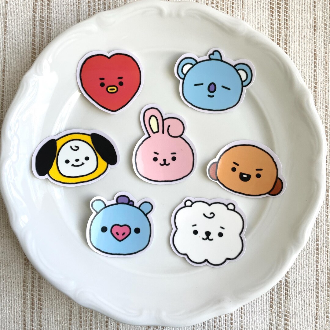 BT21 Stickers - Etsy