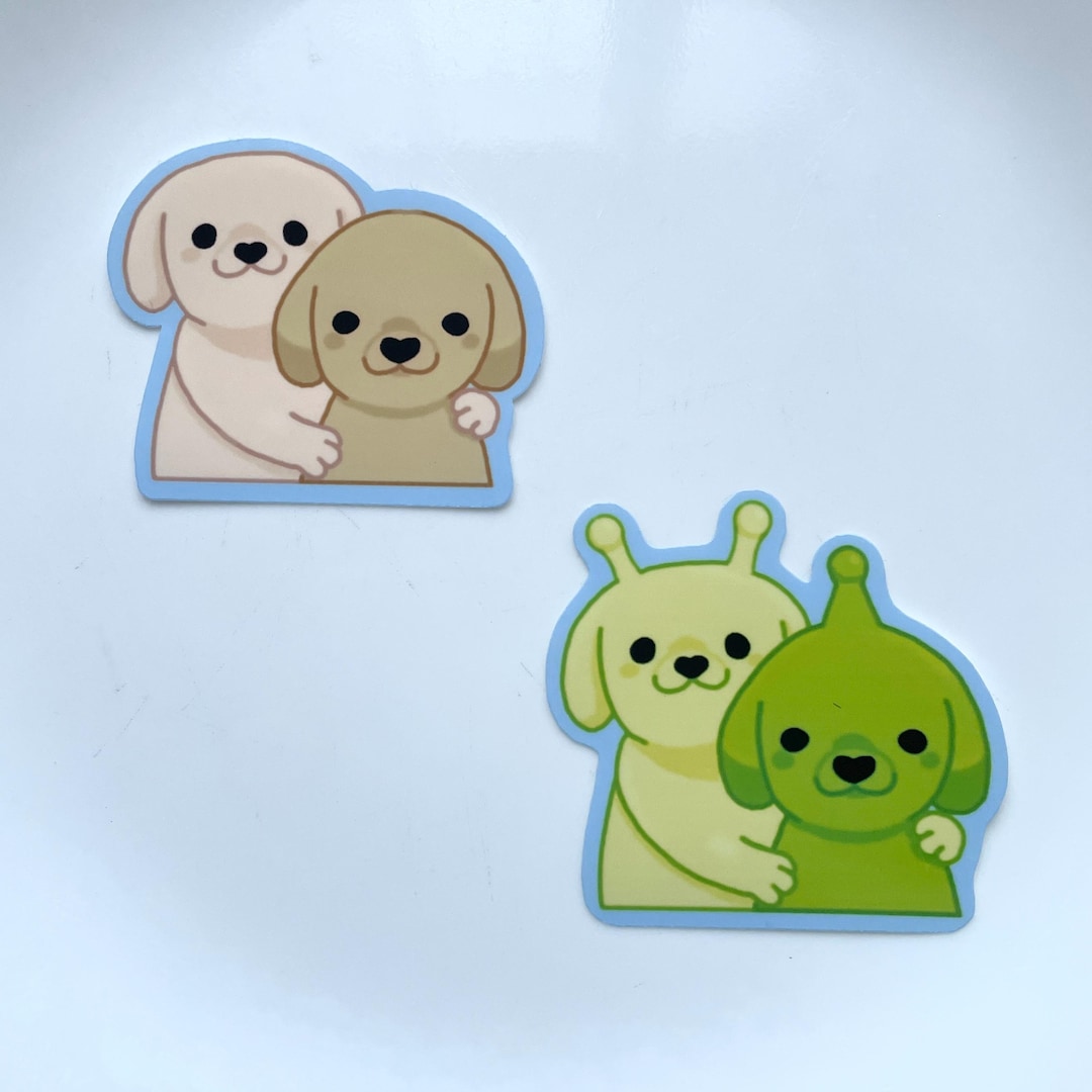 Jotchua & His Friend Gaejook Stickers | Includes Alien Version! - Etsy