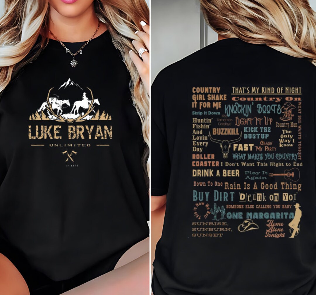 Luke Bryan Shirt, Country on Tour Sweatshirt, Luke Bryan Concert Shirt ...