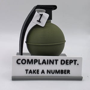 Complaint Department Grenade - Etsy