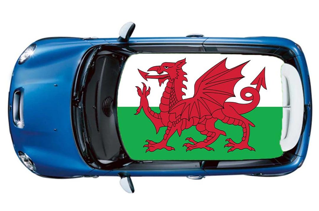 Mini Cooper Welch Flag Roof Wrap Vinyl Graphic Decal Sticker Wrap - Etsy