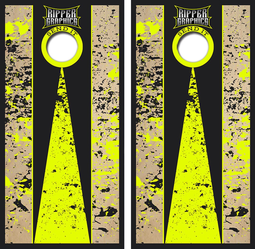 Ripper Graphics Cornhole Board Skin Wraps FREE LAMINATE - Etsy