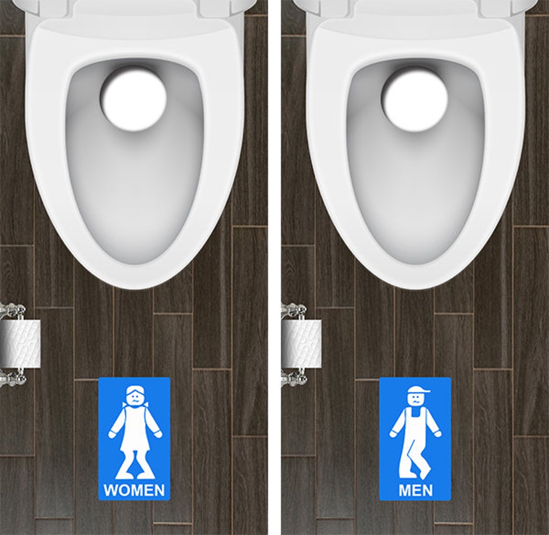 His Toilet Her Toilet Cornhole Board Skin Wraps FREE LAMINATE - Etsy