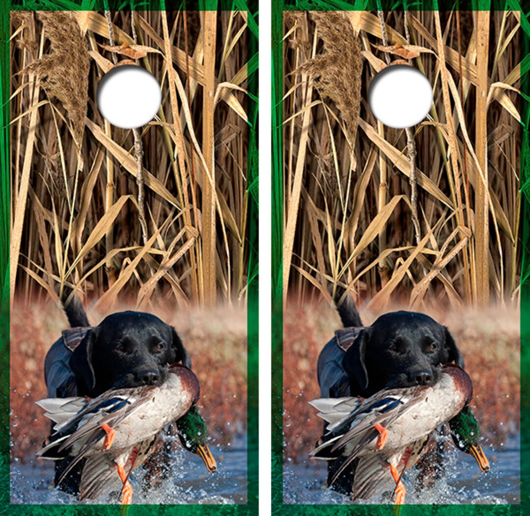 Duck Hunting Cornhole Board Skin Wraps FREE LAMINATE - Etsy