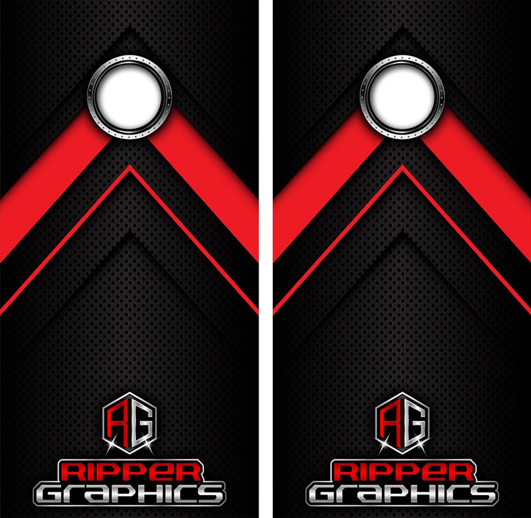 Ripper Graphics Pro Series Cornhole Board Skin Wraps FREE LAMINATE - Etsy