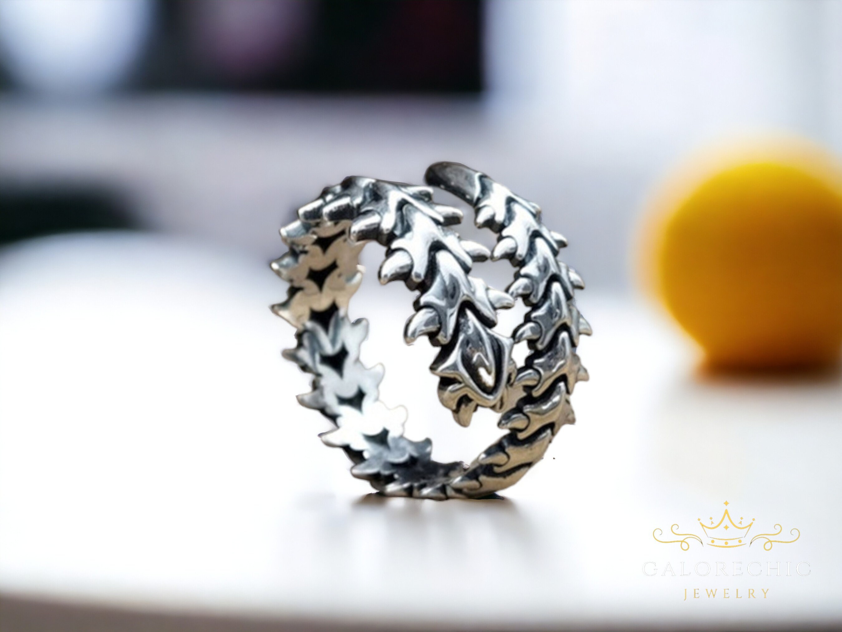 Gothic Spine Ring, Adjustable Tokyo Ghoul Inspired Spike Rings, Cosplay ...