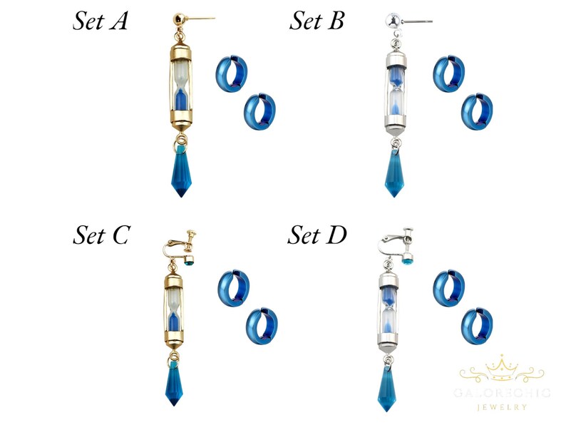 Anime Vanitas Earrings Jewellry, Hourglass Earrings, Anime Jewelry ...