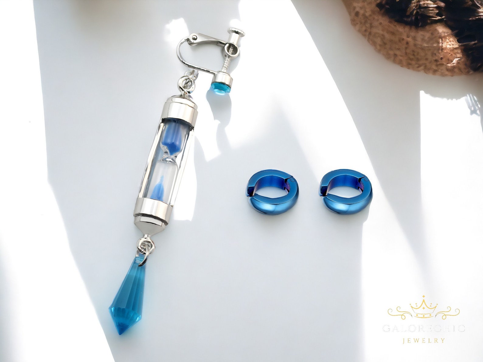 Anime Vanitas Earrings Jewellry, Hourglass Earrings, Anime Jewelry ...