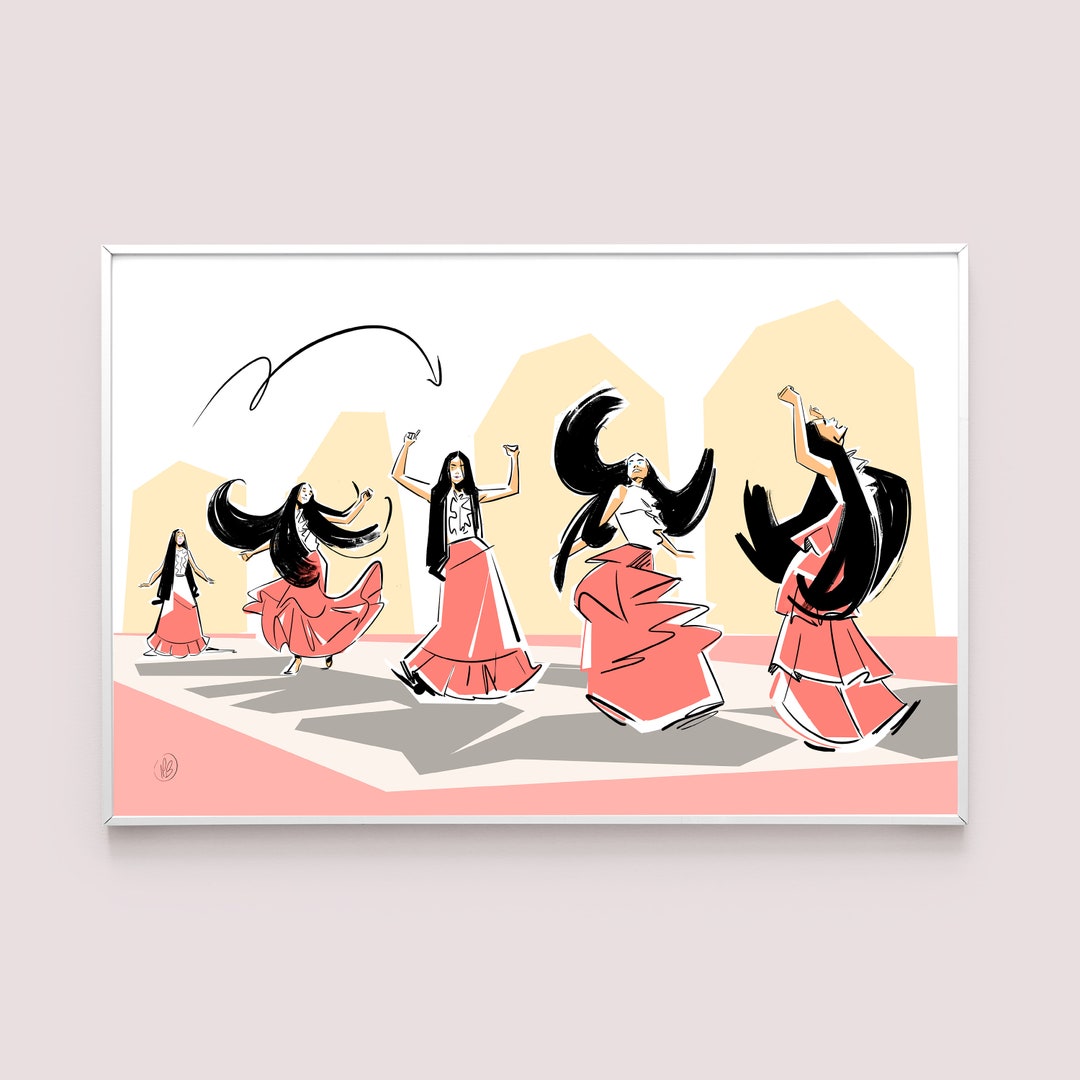 Poor Things, Dancing Illustration Digital Print, Digital Drawing - Etsy
