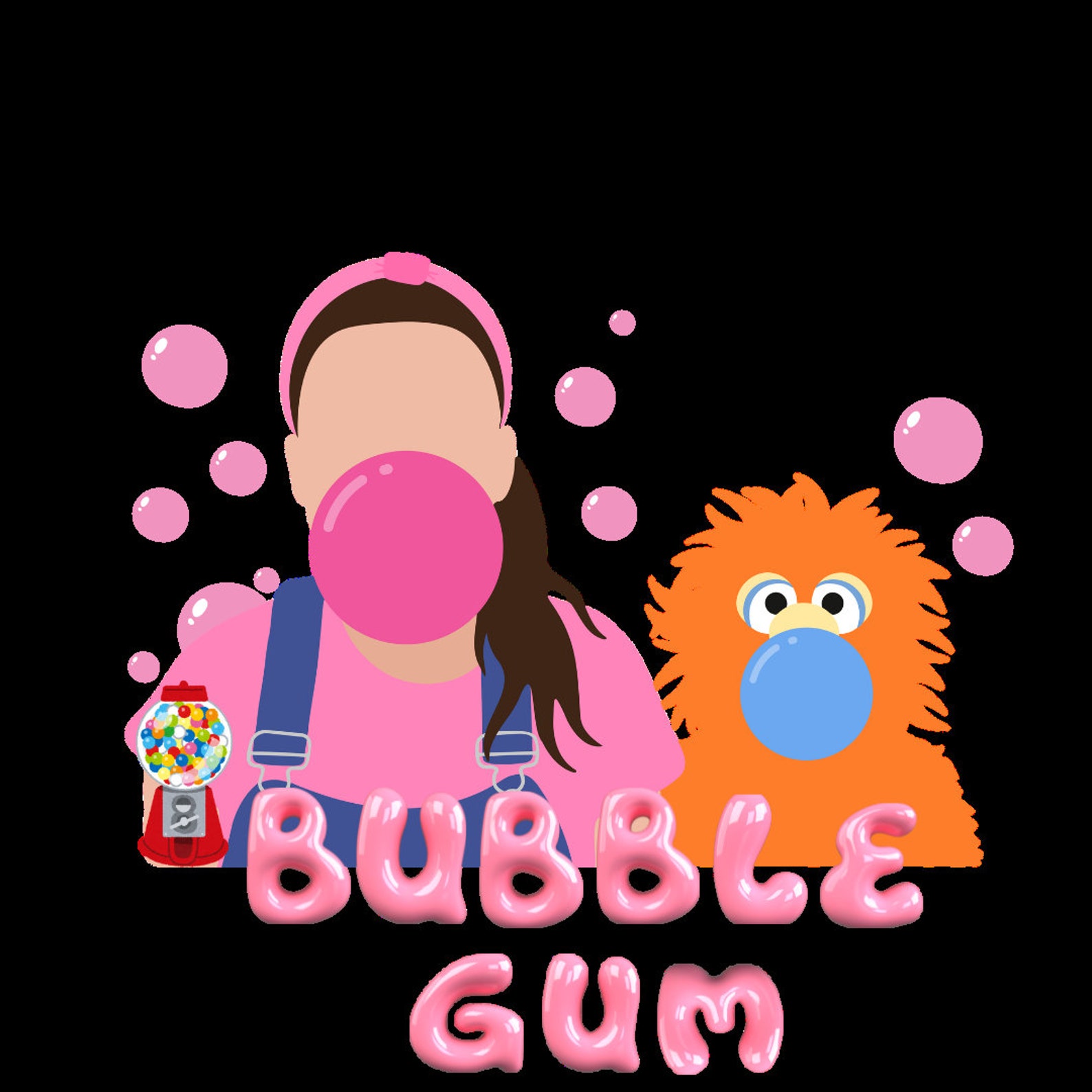Ms.rachel PNG , Icky Sticky Bubble Gum , Herbie Pop - Etsy