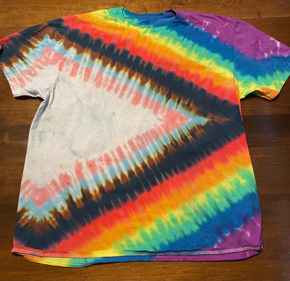 PRIDE FLAG Tie-dye Sz. 2XL - Etsy