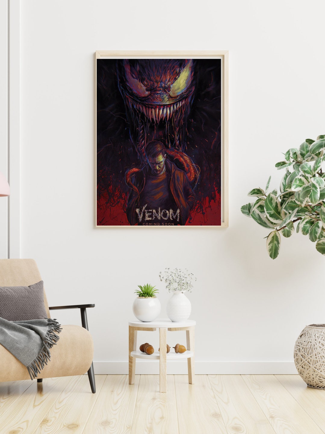 Buy Venom Poster, Marvel Poster, Digital File, Poster Only, No Frame ...