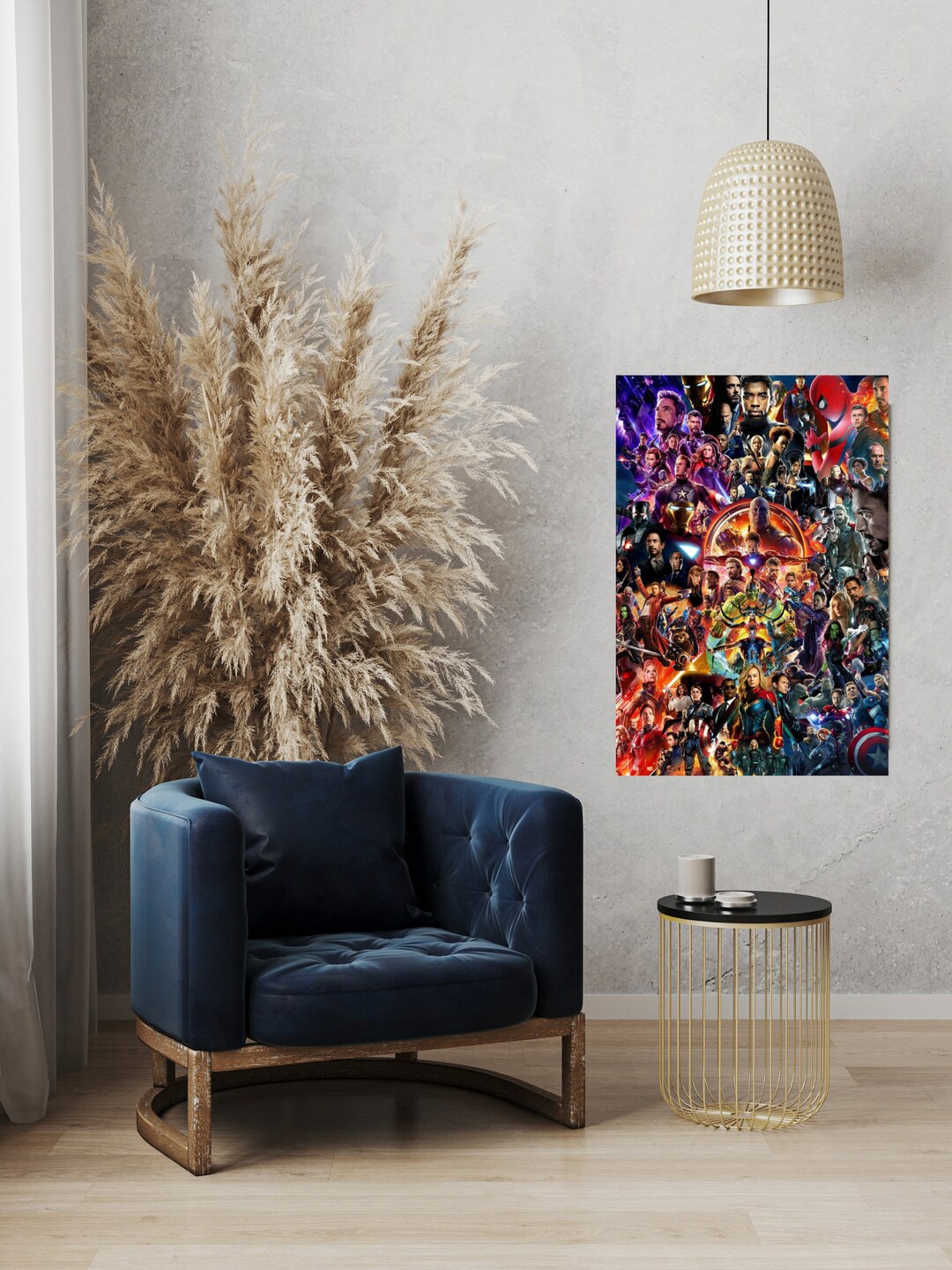Marvel All Superheroes Poster for Bedroom, Kitchen, Nursey. Bathroom ...