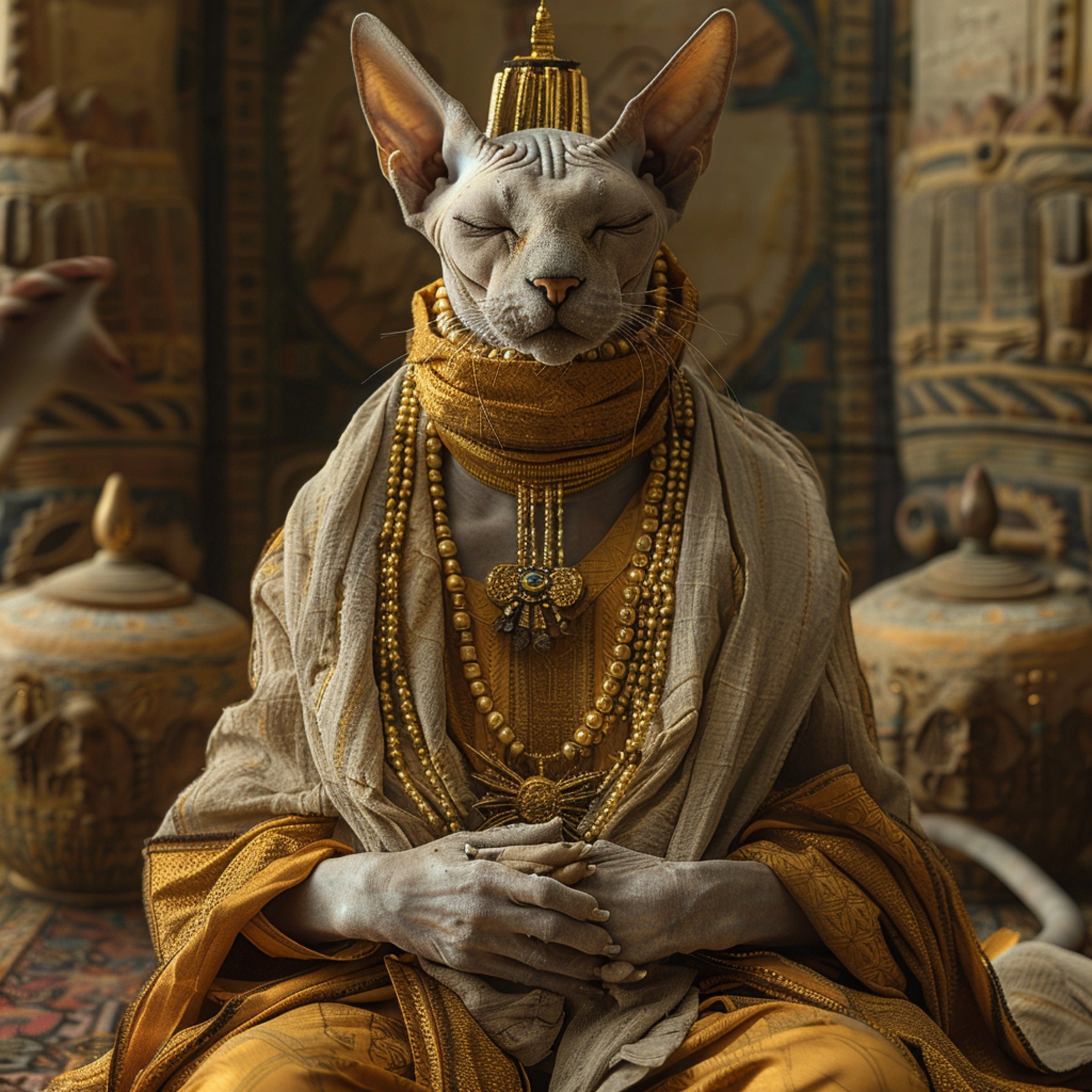 The Image of the Sphinx Cat is at the Top of Heaven - Etsy