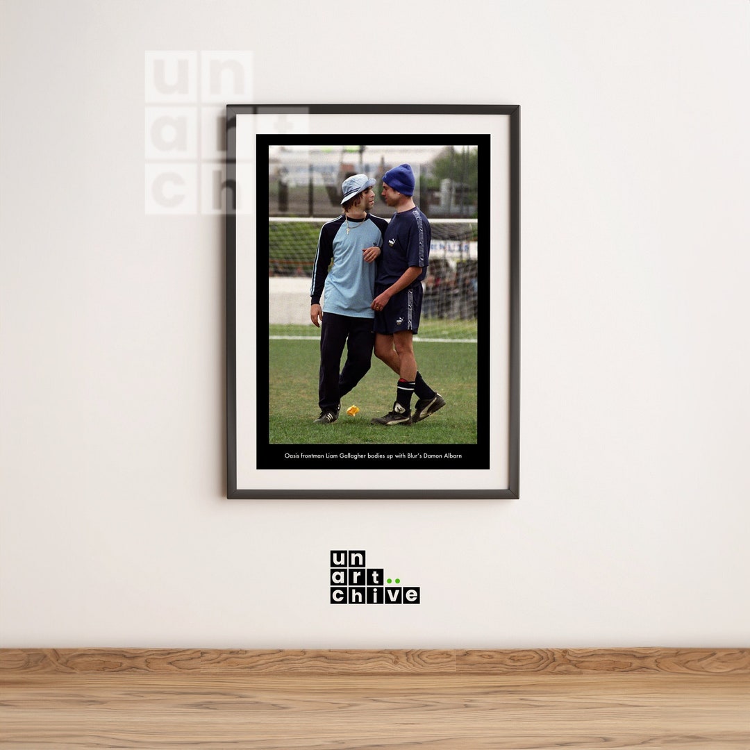 Oasis Vs Blur | Britpop Clash Poster - Etsy