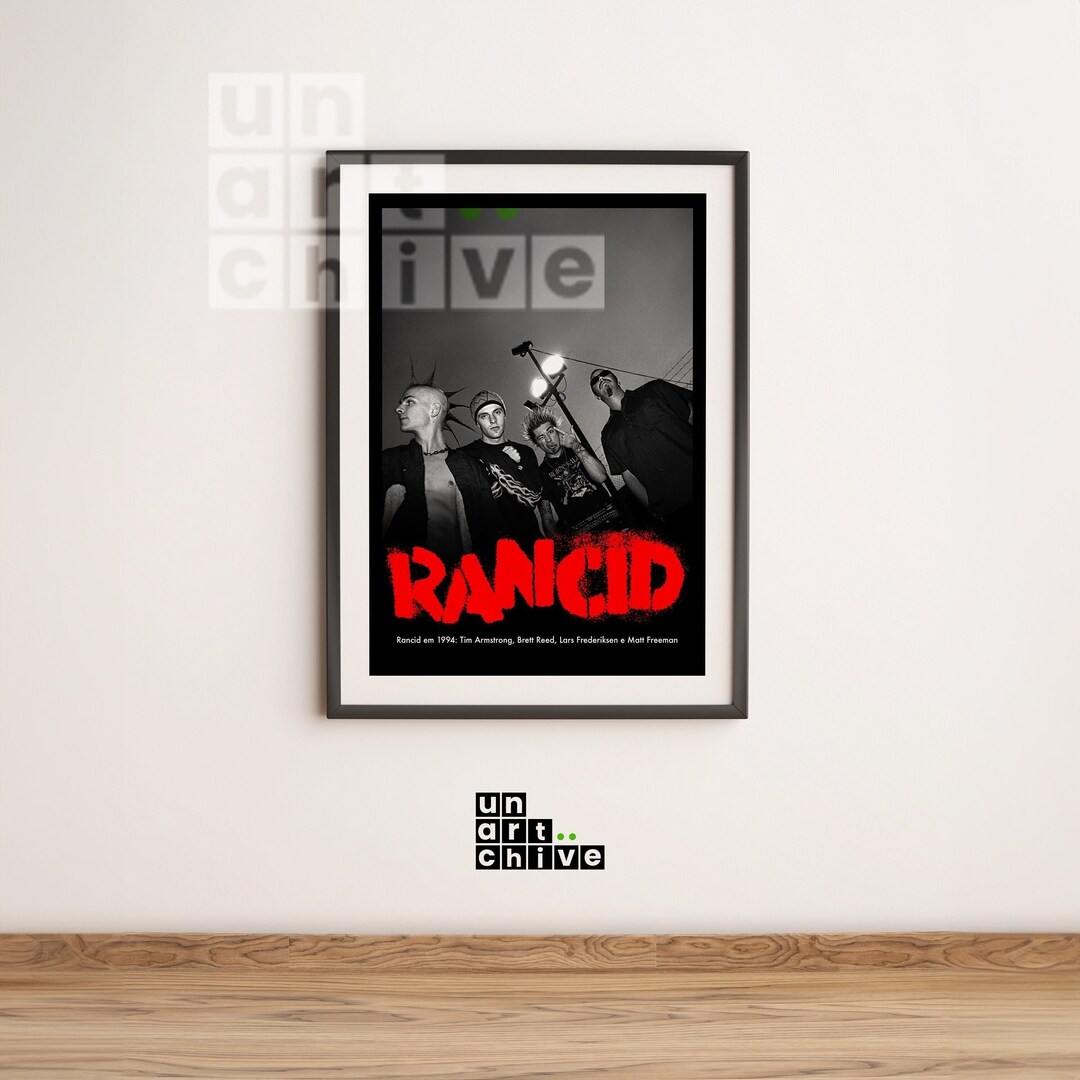 Rancid Poster - Retro Vintage Design | Band Poster - Etsy