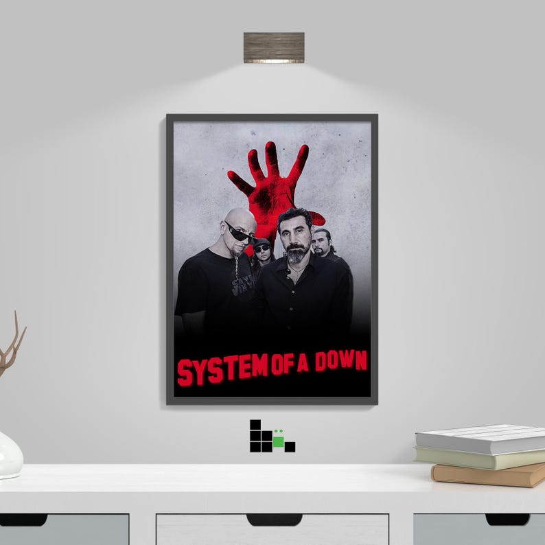 System of a Down Band Poster Art - Etsy UK