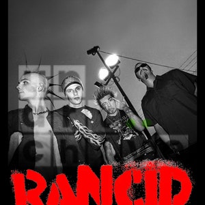 Rancid Poster - Retro Vintage Design | Band Poster - Etsy