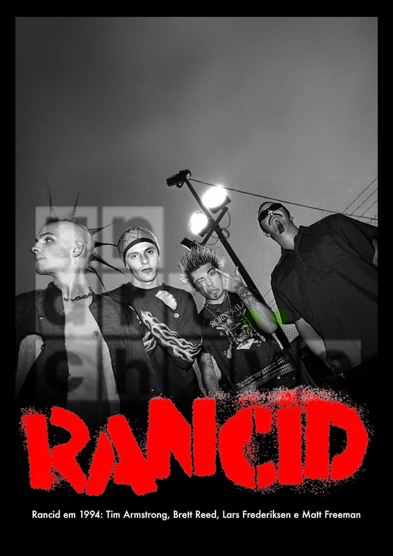 Rancid Poster - Retro Vintage Design | Band Poster - Etsy