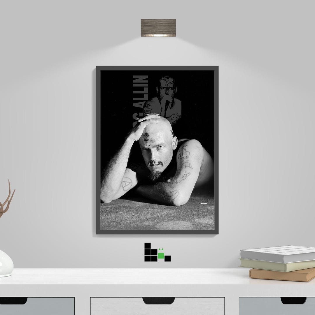 GG Allin Punk Rock Legend Poster - Etsy