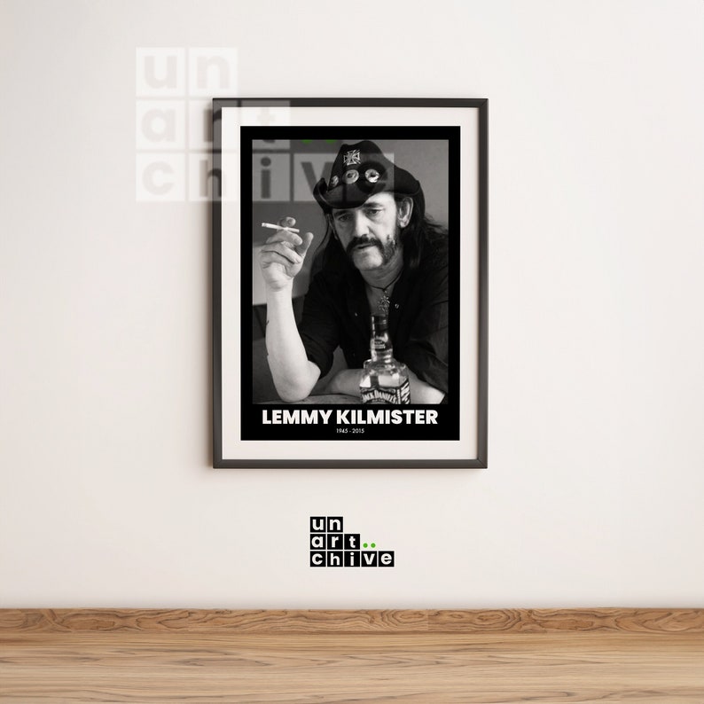 Lemmy Kilmister - Motorhead | Band Poster - Etsy