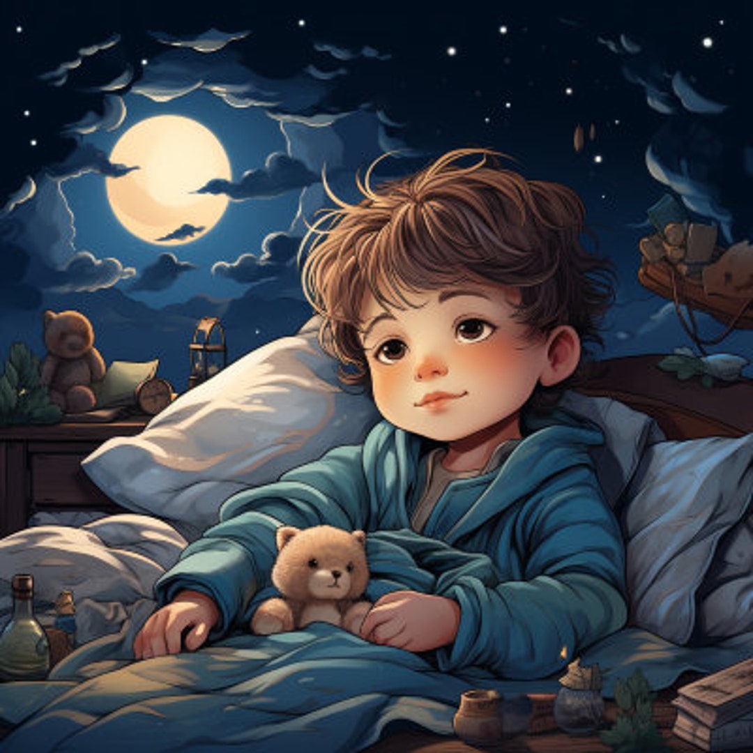 Goodnight Magic Digital Print for Country House Lovers, Digital ...