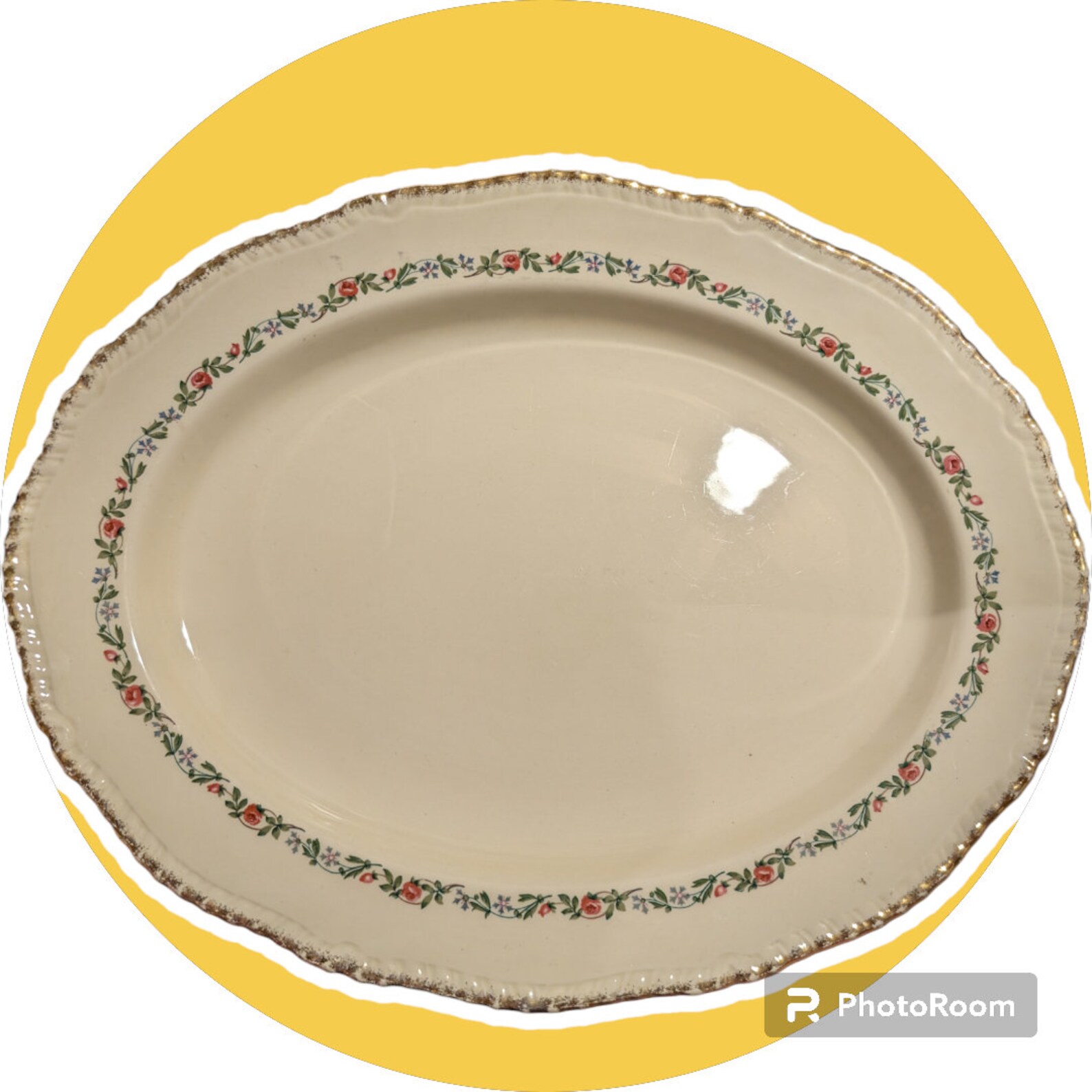1940s Ridgway Pattern 302 Large Oval Platter - Etsy