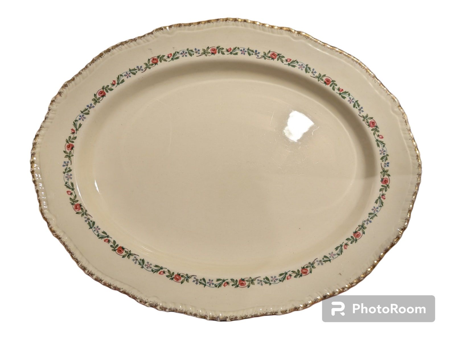 1940s Ridgway Pattern 302 Large Oval Platter - Etsy