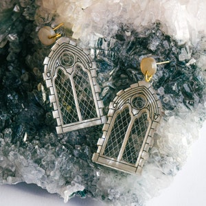 Handmade Gothic Castle Window Earrings - Etsy