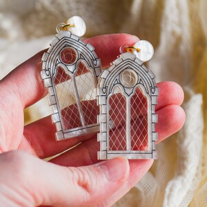 Handmade Gothic Castle Window Earrings - Etsy
