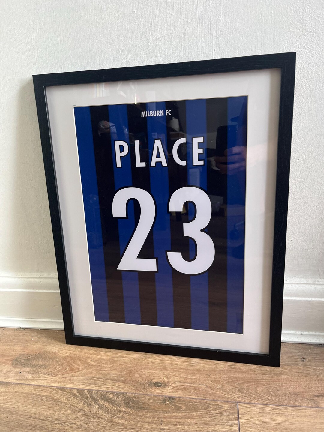 Bespoke Football Shirt Poster - Etsy