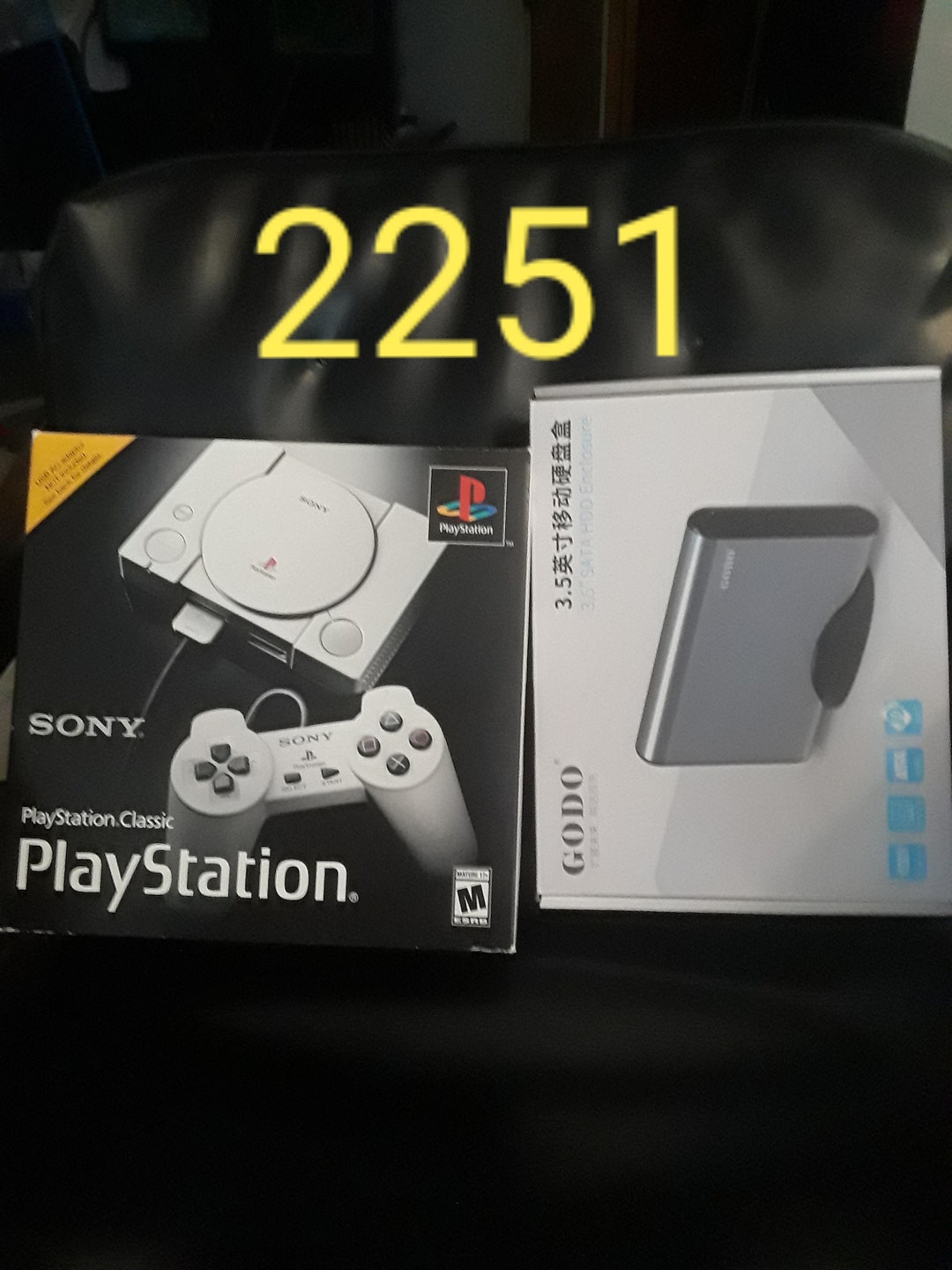 Boxed Playstation Classic Mini With 1tb HDD Add 2251 Games Plus ...