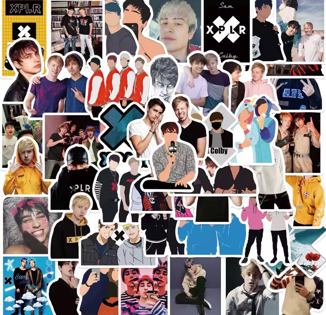 SAM & COLBY XPLR Yt Youtuber Haunted Explorer Inspired Stickers - Etsy