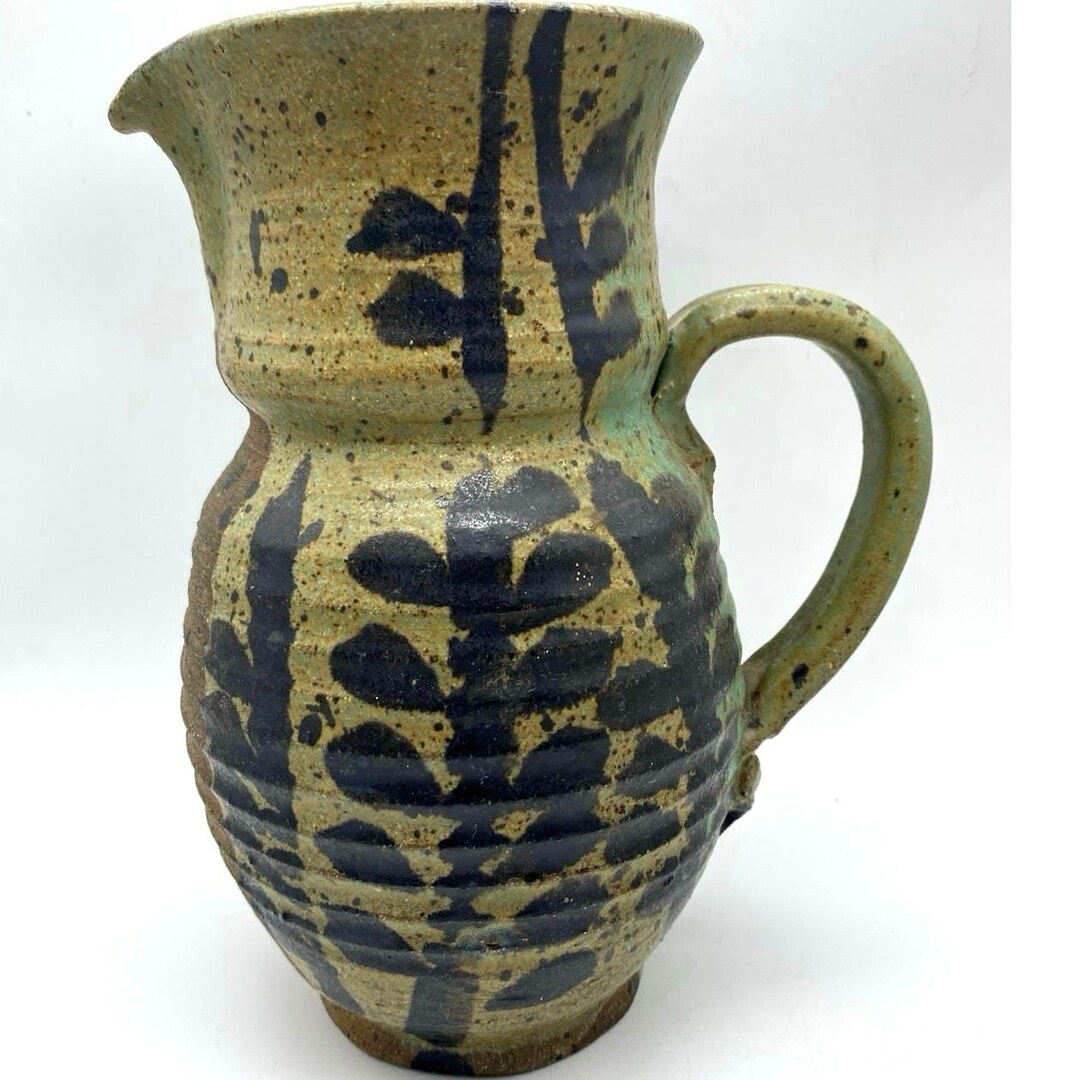 Vtg Maurice K Grossman Az Artist Studio Large Speckled Pottery Pitcher ...